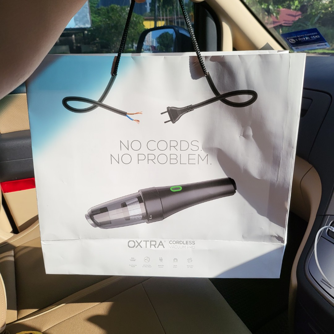 [NEW] Oxtra Handheld Vacuum V2, Auto Accessories on Carousell
