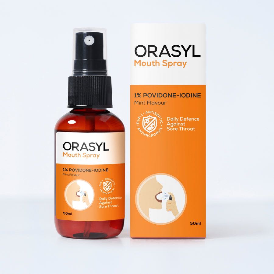 ORASYL ORANGE - Povidone-Iodine Mouth Spray (50ML), Beauty & Personal ...