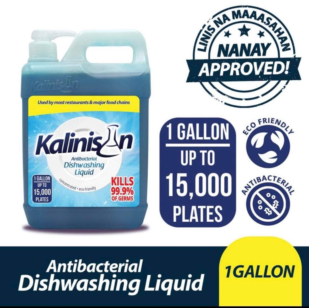 Original Kalinisan Concentrated 1 Gallon Anti-bacterial Dishwashing ...