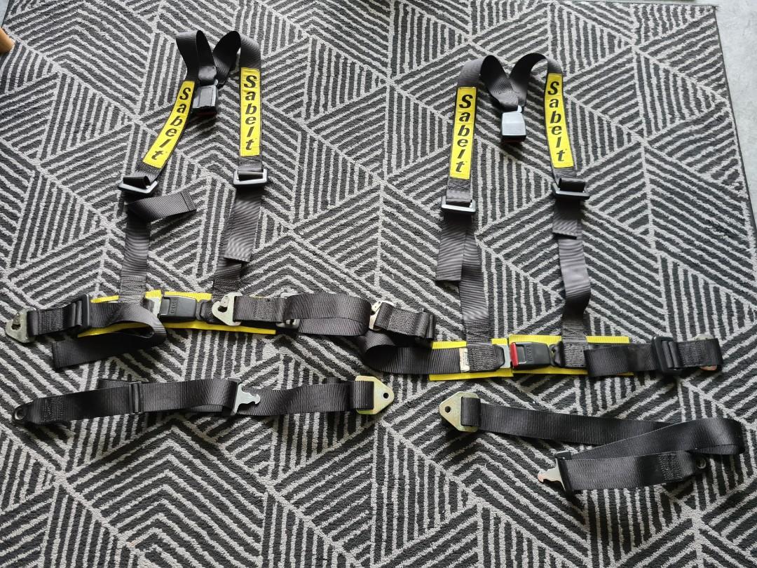 Original Sabelt racing harness, Car Accessories, Accessories on Carousell