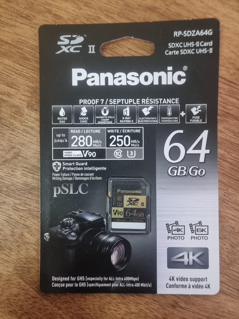 Panasonic SD card 64gb, Photography, Photography Accessories, Other ...