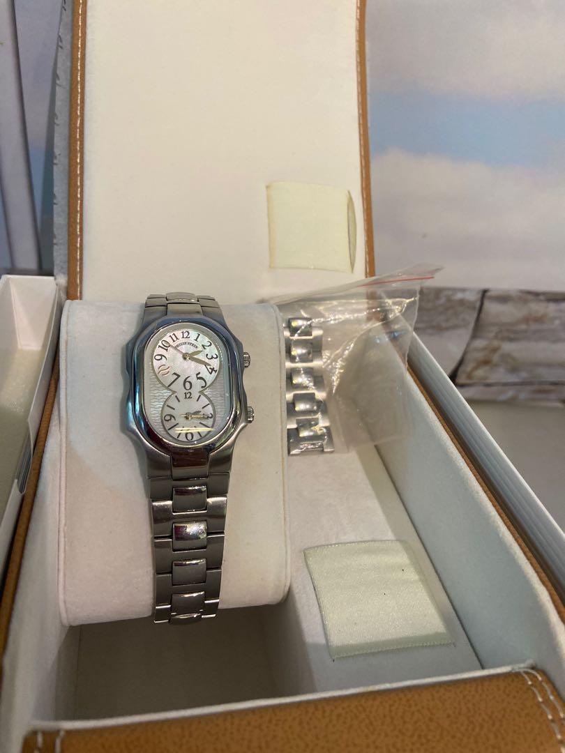 PHILIP STEIN Signature Small 1-MOPGR Ladies' Watch, Luxury, Watches on ...