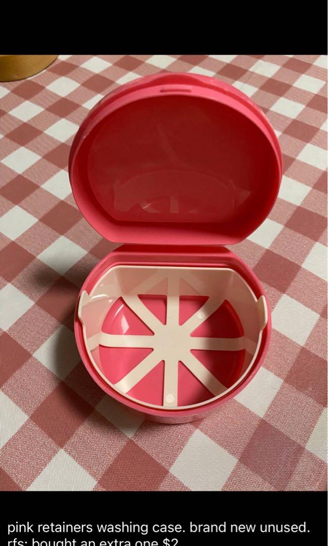 pink retainers/dentures box/case, Beauty & Personal Care, Oral Care on ...