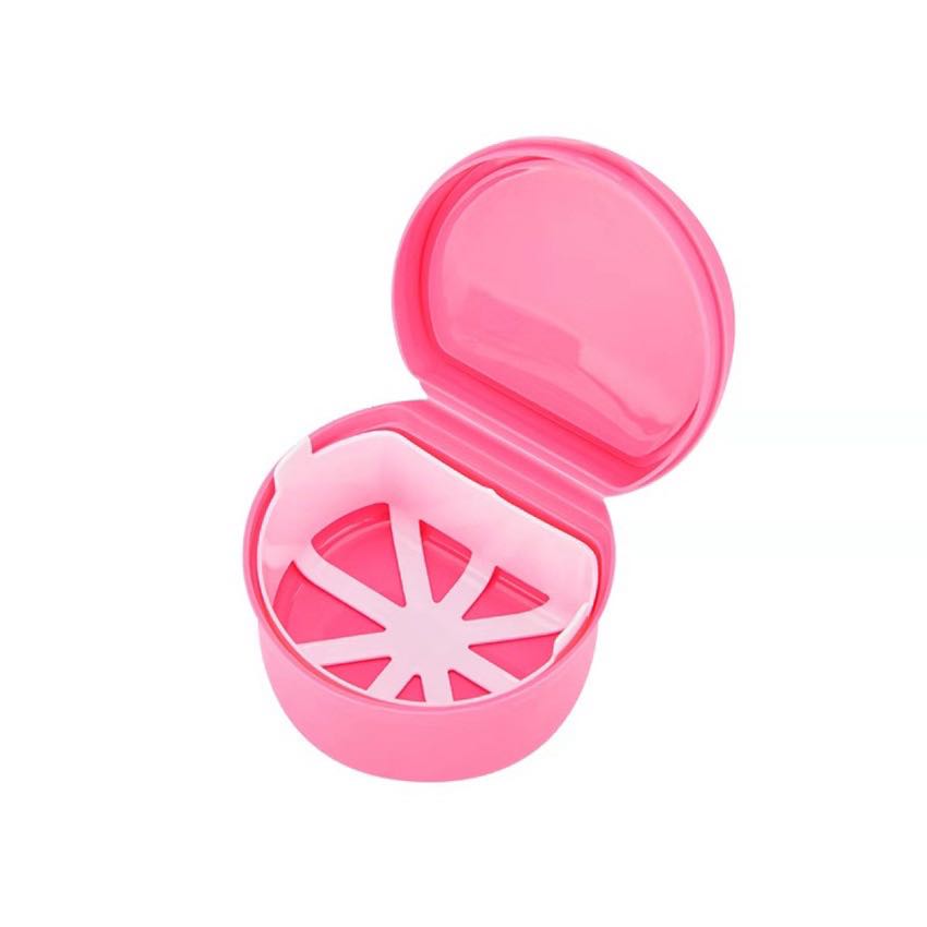 pink retainers/dentures box/case, Beauty & Personal Care, Oral Care on ...