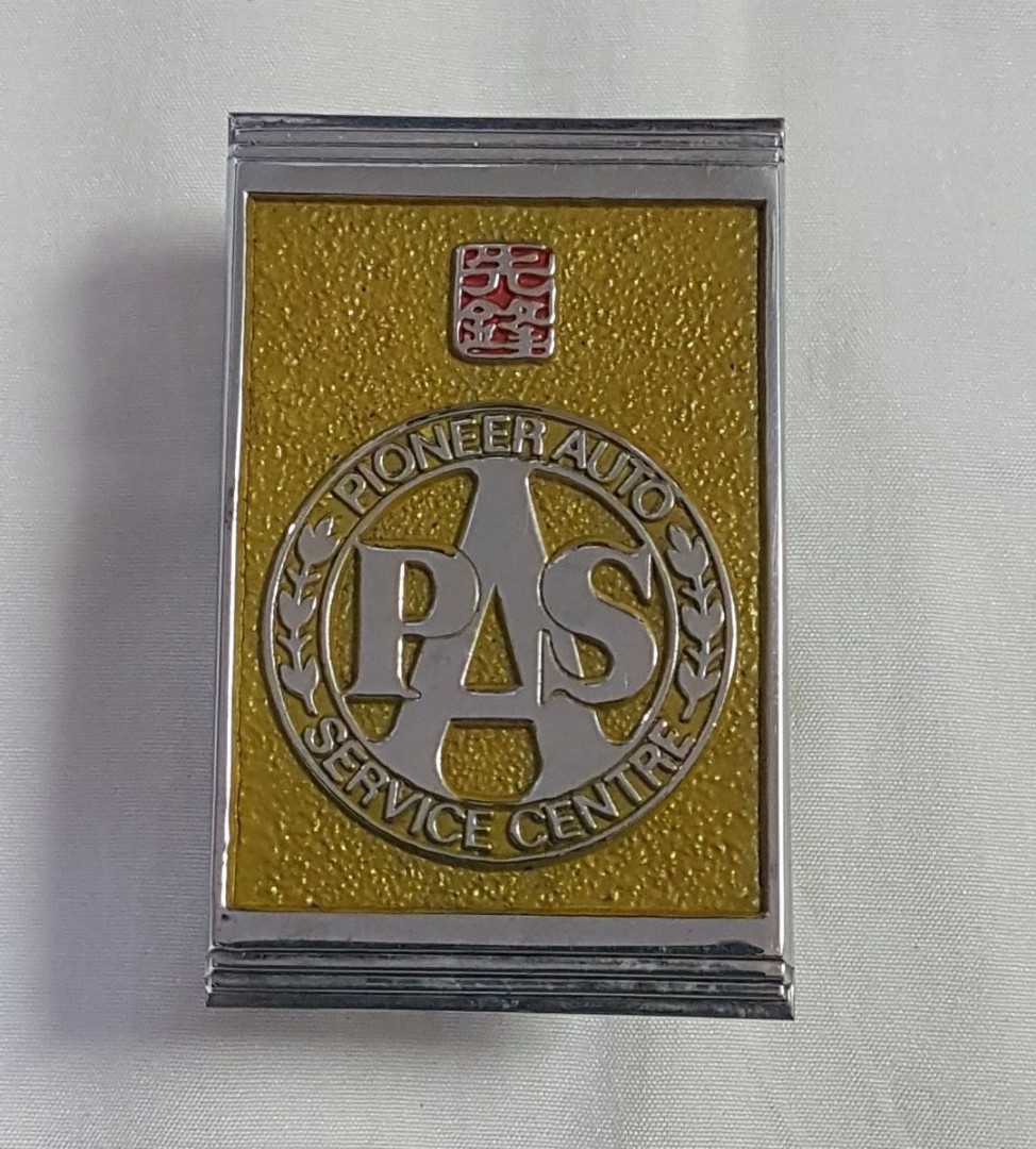 Pioneer Auto Service Center PAS Car Badge, Hobbies & Toys, Memorabilia ...