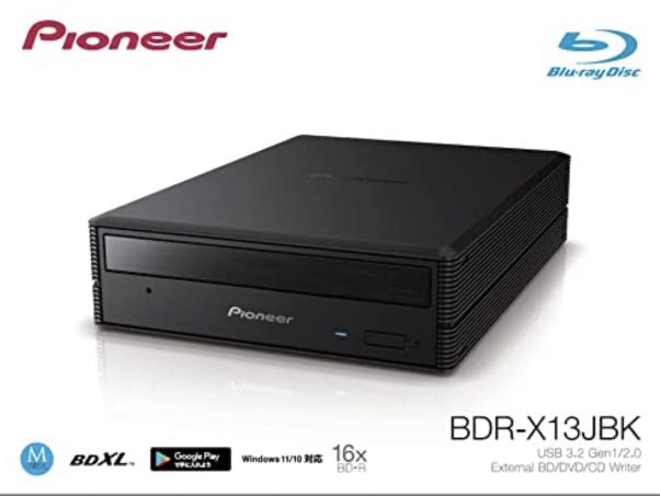 Pioneer BDR-X13JBK Blu-Ray Writer （external) 藍光外置ROM, 電腦＆科技, 電腦周邊及配件 ...