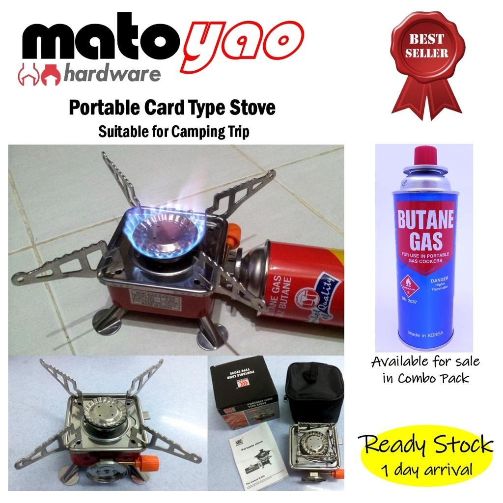 (PO from Malaysia) FREE GAS TIN Portable Gas Stove, Sports Equipment ...