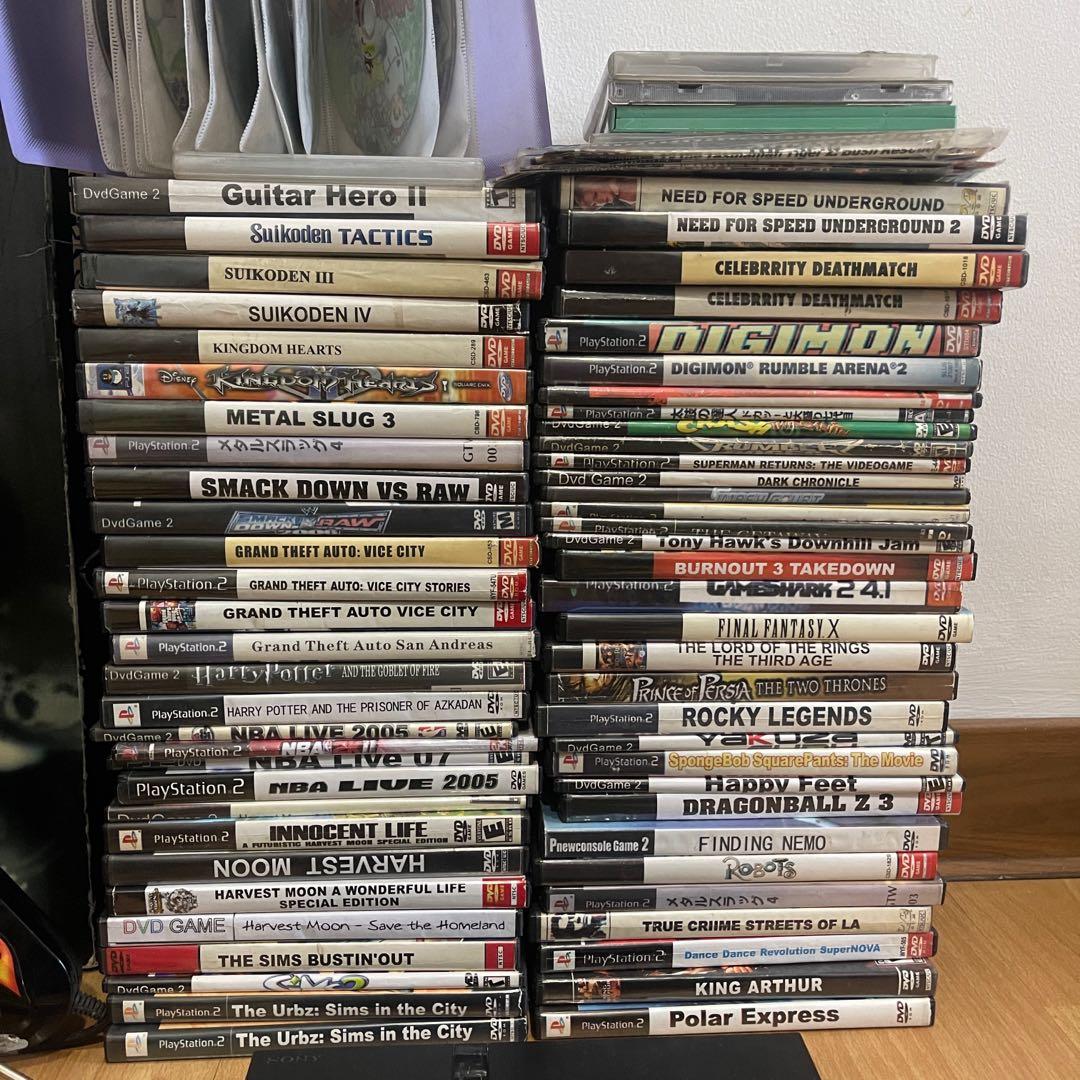 100+ CD ps1 ps2 playstation games + ps2 slim SALE, Video Gaming, Video ...