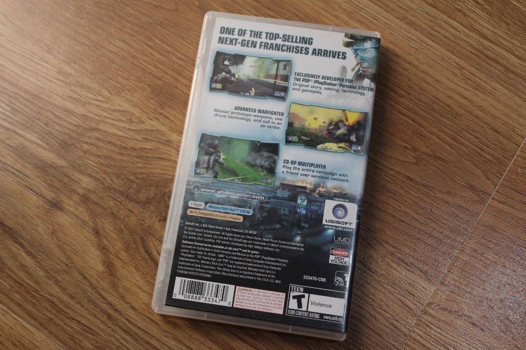 (PSP UMD) Tom Clancy's Ghost Recon 2 Advanced Warfighter Video Game for ...
