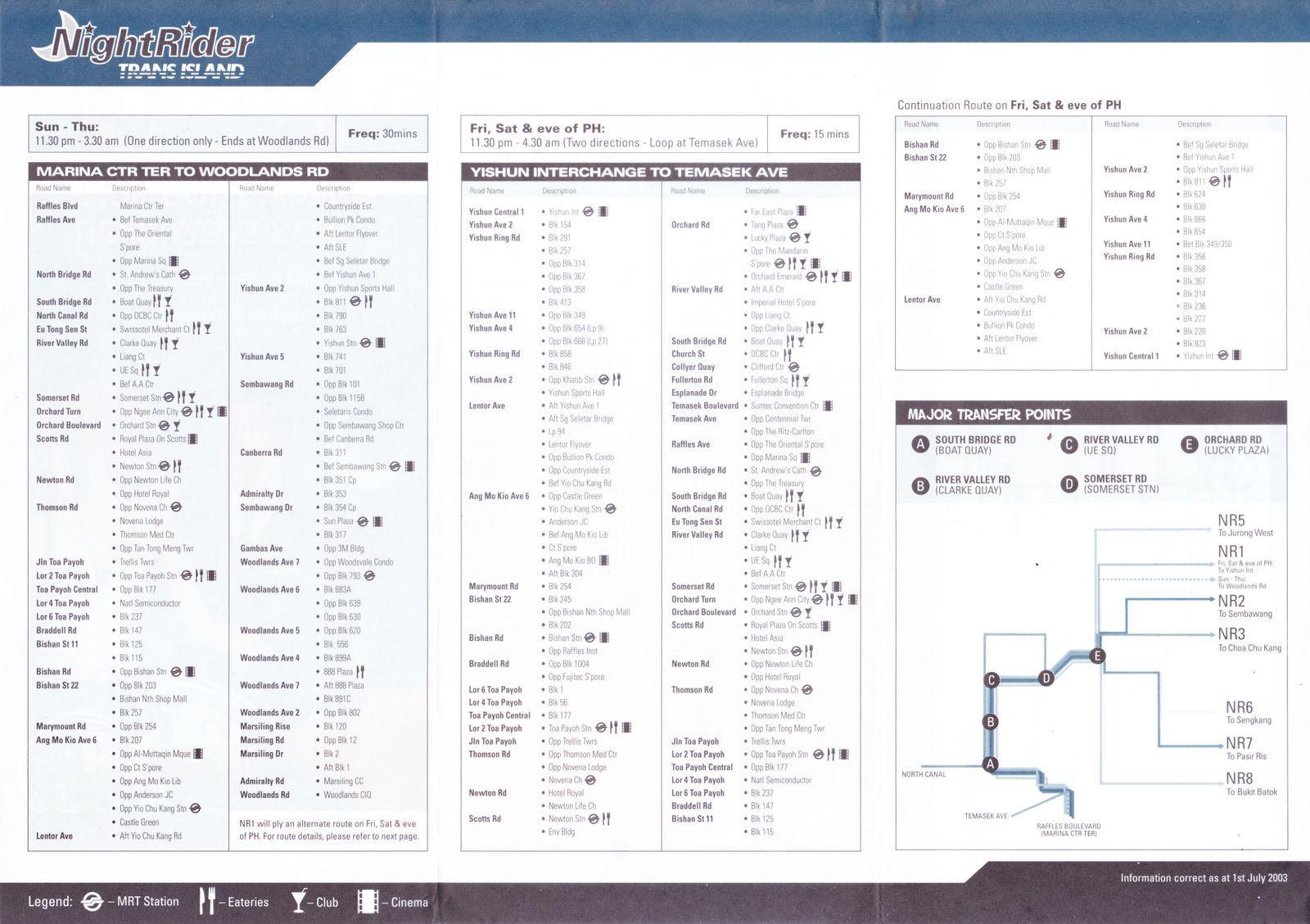 [Read Description] Old Trans-Island (TIBS) Bus Guides, Hobbies & Toys ...