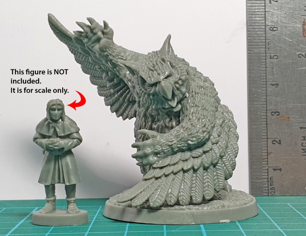Reaper Bones 5 - Owlbear Miniature for Dungeon & Dragons & other RPG ...
