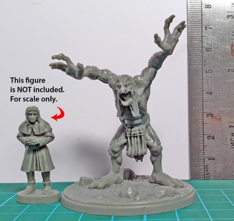 Reaper Bones 5 - Troll Miniature for Dungeon & Dragons & other RPG ...