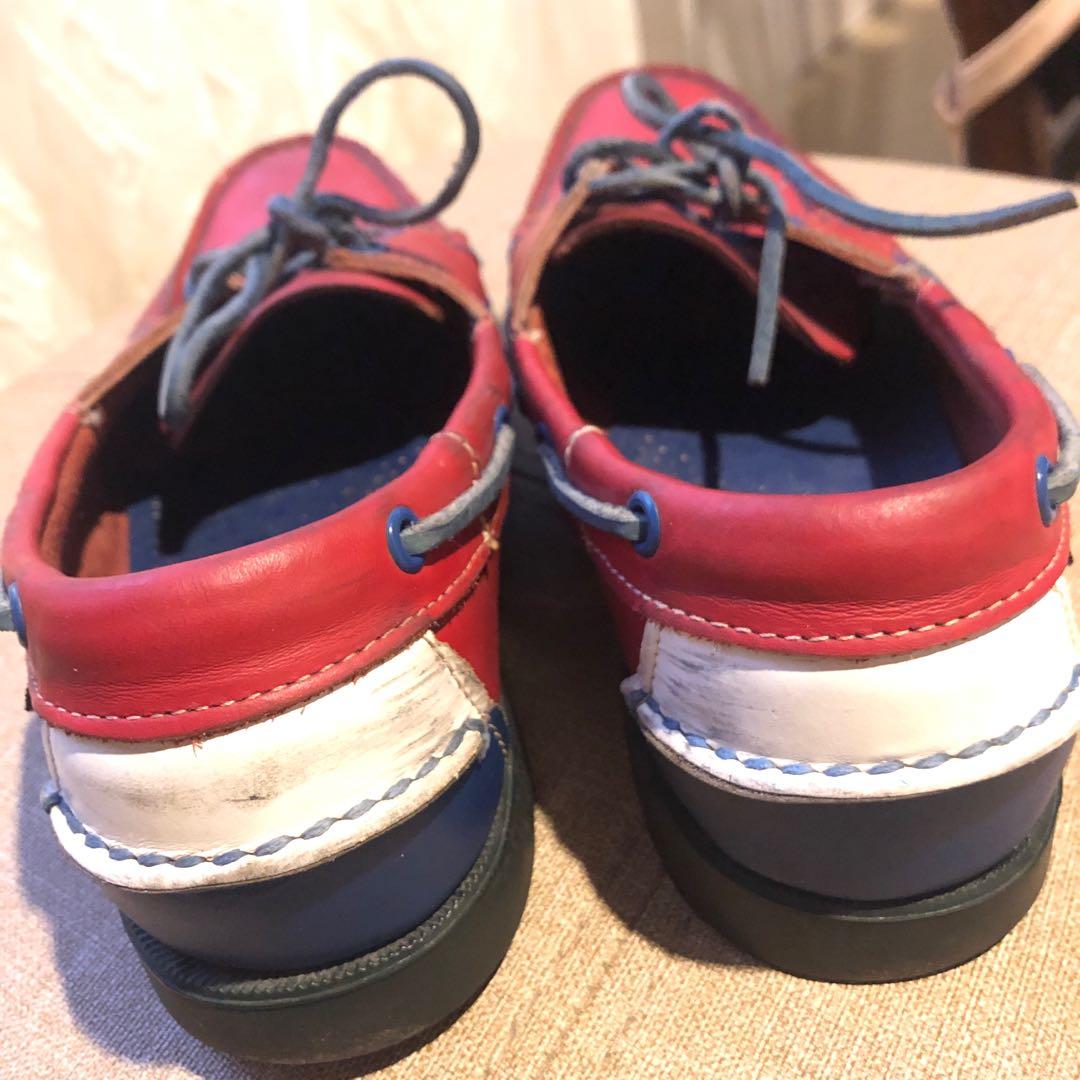 Sebago Red Shoes, Men's Fashion, Footwear, Casual Shoes on Carousell
