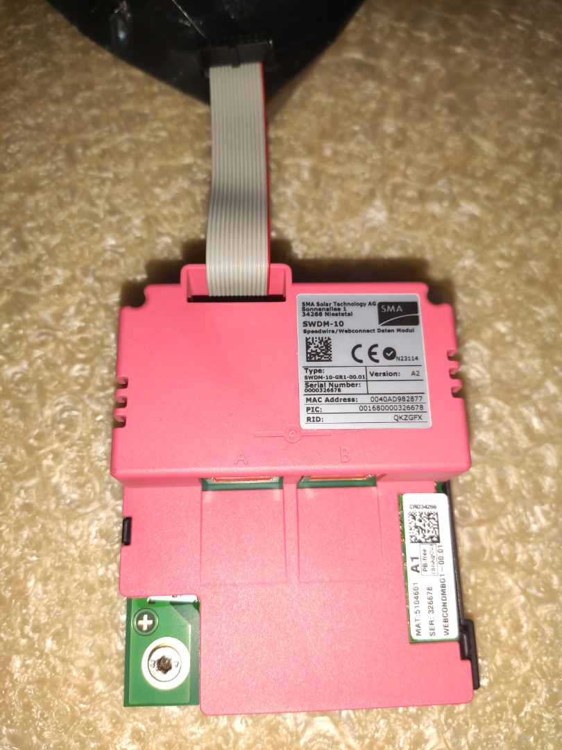 SMA Webconnect Data Module SWDM-10, Computers & Tech, Parts ...