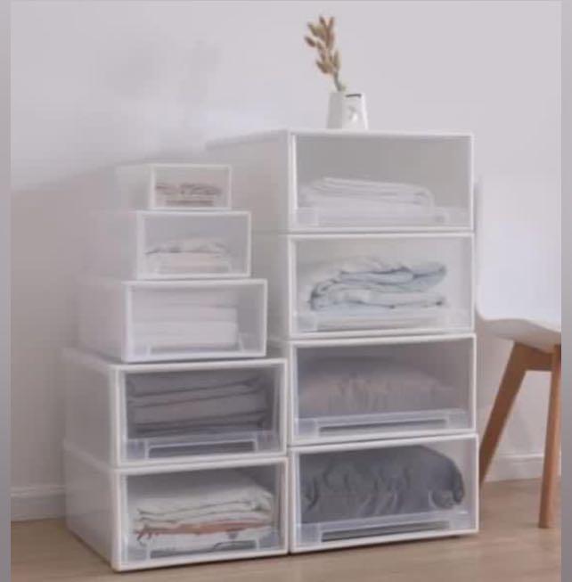 Storage Box Muji Style - White, Furniture & Home Living, Home ...