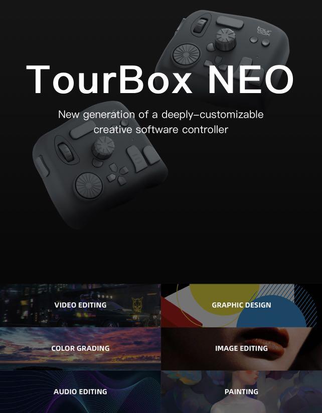 TourBox Neo Editing Shortcut Controller, Computers & Tech, Parts ...
