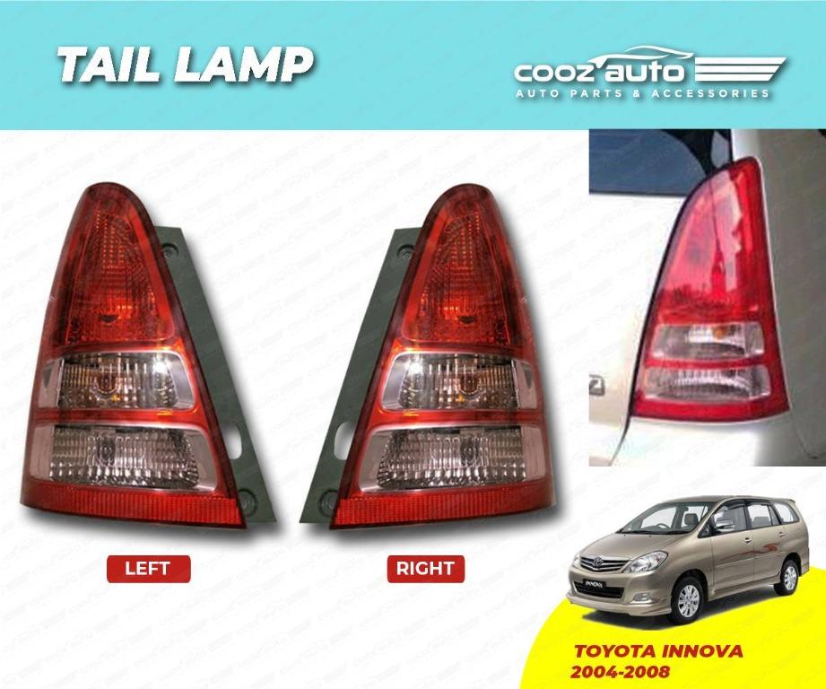Toyota Innova 2004 - 2008 Rear Left & Right Side Taillight Taillamp ...