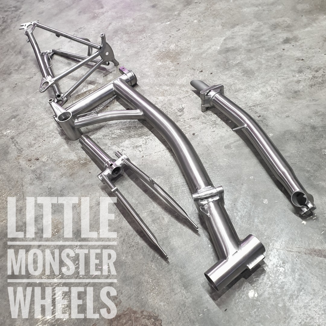 Zenith Titanium Fork Triangle Stem Frame for Brompton (Trade in ...
