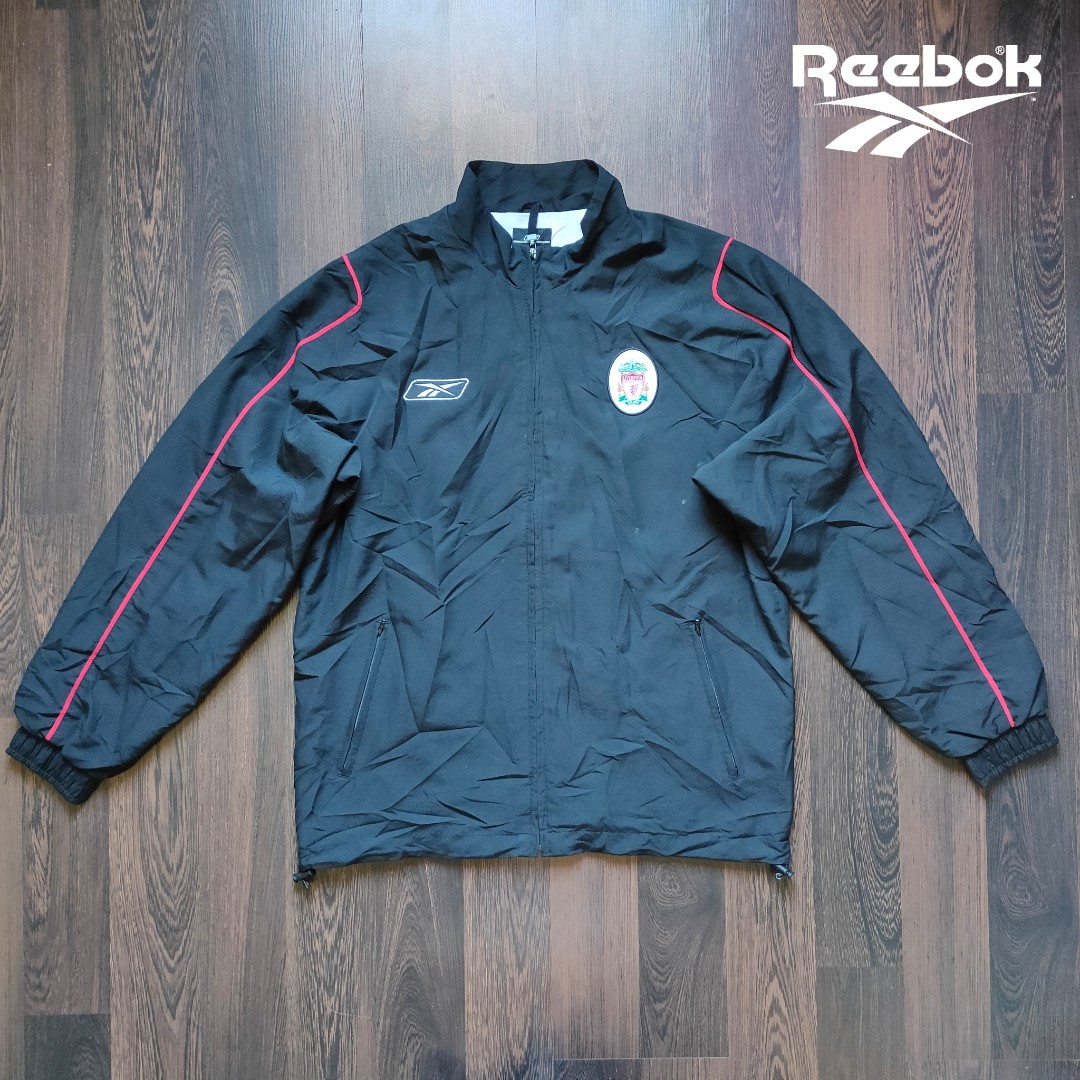 VINTAGE 90's RETRO REEBOK LIVERPOOL MERCHANDISE | Track Suit Jacket ...