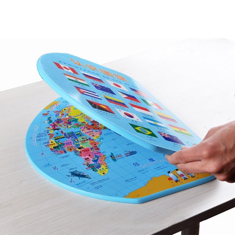 World Map with Countries Flags for Kids (Size: XL) [Geography for ...