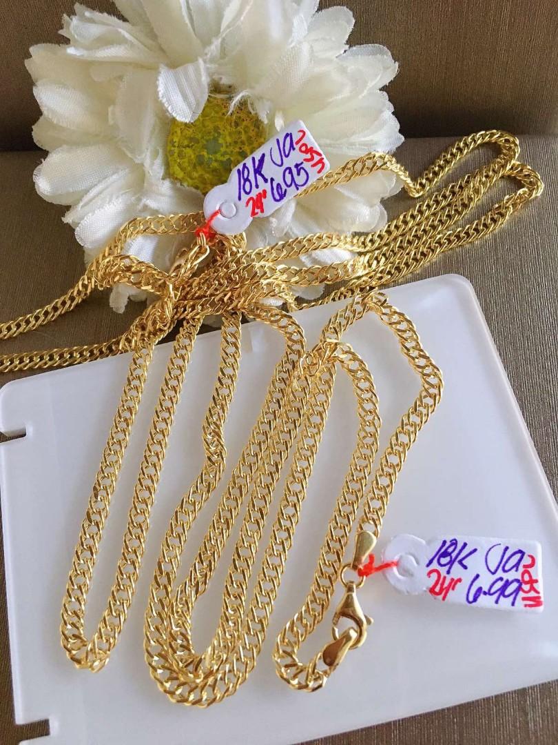 YG Chain 18k Japan /Saudi Gold, Women's Fashion, Jewelry & Organizers ...