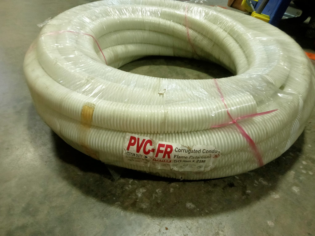 50mm PVC Flexible Conduit/Pipe (White), Everything Else on Carousell