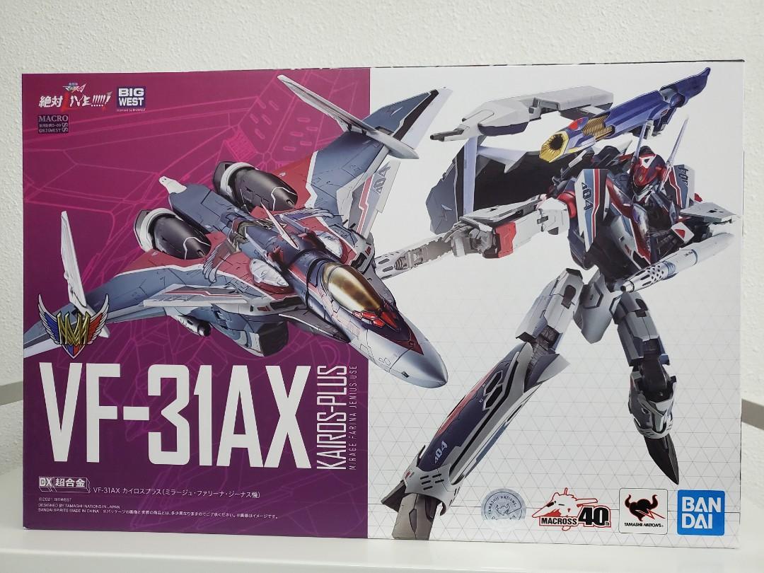 全新日版 DX 超合金 VF-31AX Kairos-Plus (Mirage Farina Jenius Use) 米拉潔專用機 超時空要塞 絕對 Live 劇場版 Macross ...