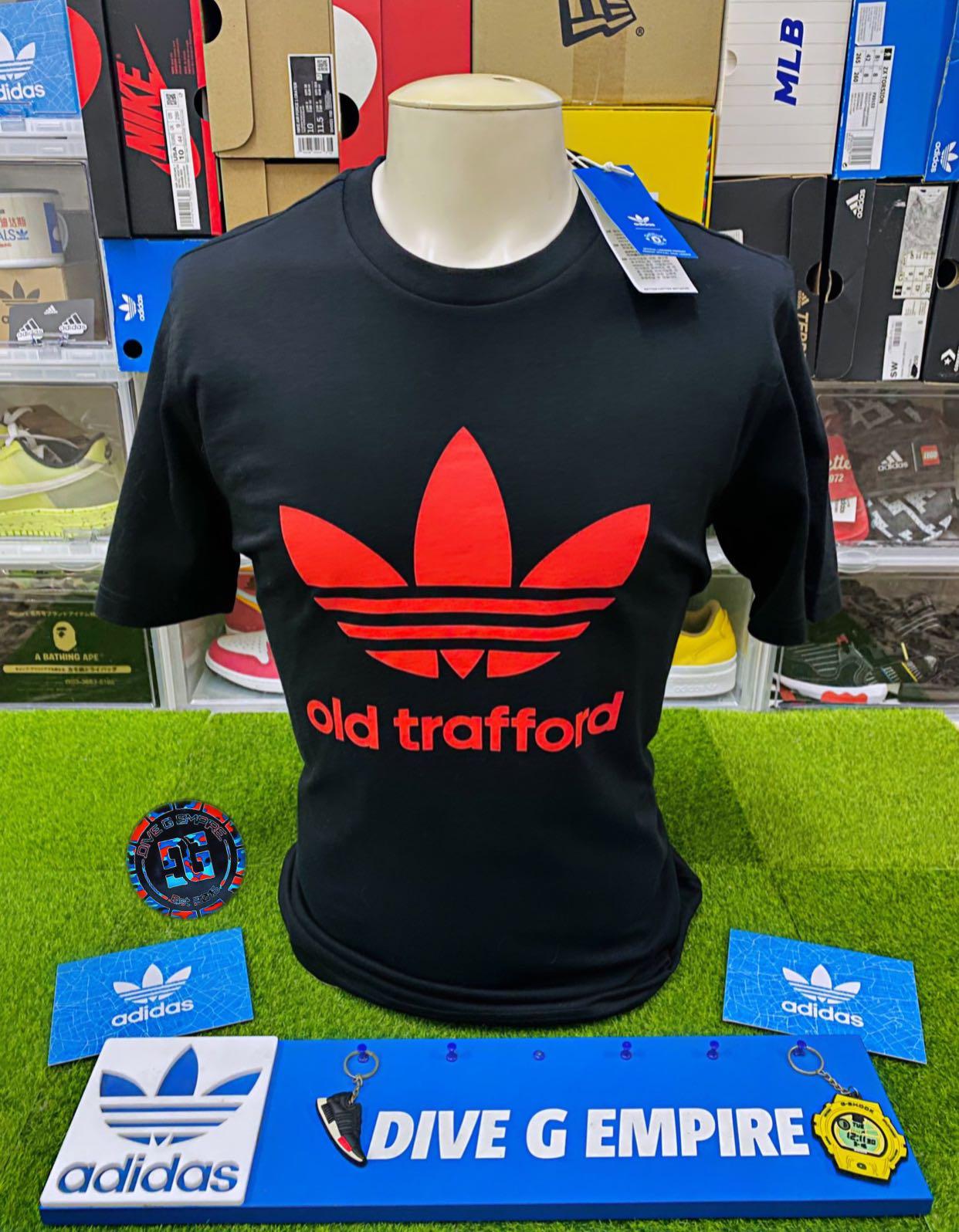 ADIDAS MANCHESTER UNITED OLD TRAFFORD TREFOIL TEE, Men's Fashion, Tops ...