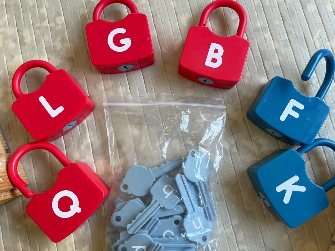 Alphabet Learning Locks, Hobbies & Toys, Toys & Games on Carousell