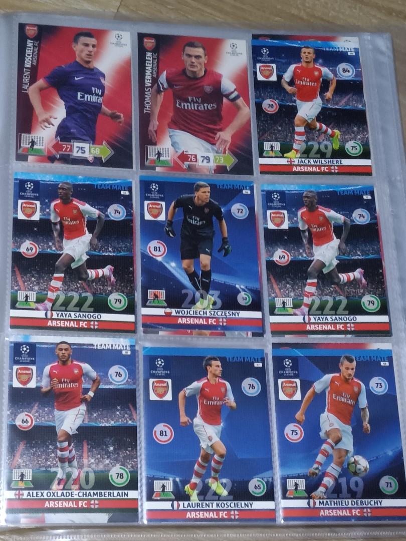 Arsenal FC Soccer Cards Collection 74 Cards Collection Set, Hobbies ...
