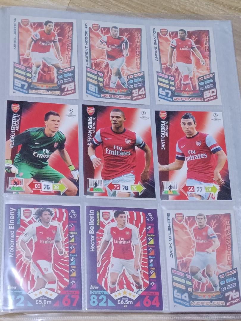 Arsenal FC Soccer Cards Collection 74 Cards Collection Set, Hobbies ...
