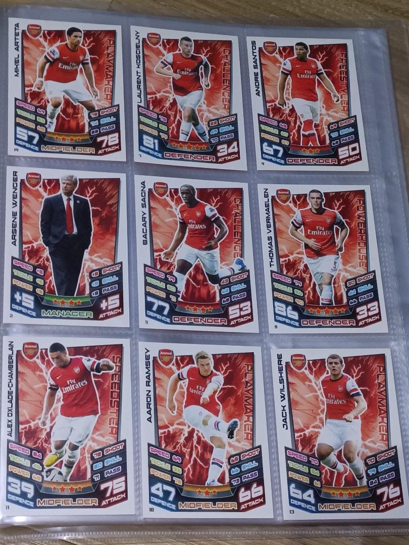 Arsenal FC Soccer Cards Collection 74 Cards Collection Set, Hobbies ...