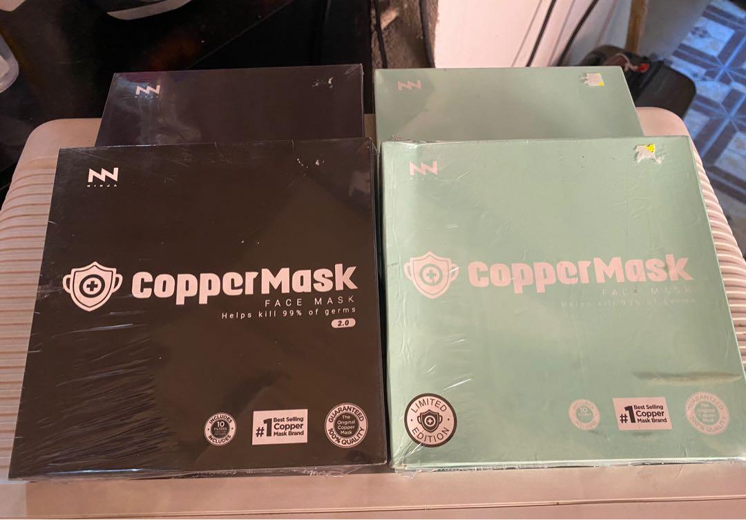 Authentic Coppermask, Health & Nutrition, Face Masks & Face Shields on ...