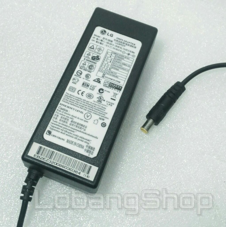 Authentic LG LCAP07F FSP036-DGAA1 AC Adapter 12V 3A For LG E2260T ...
