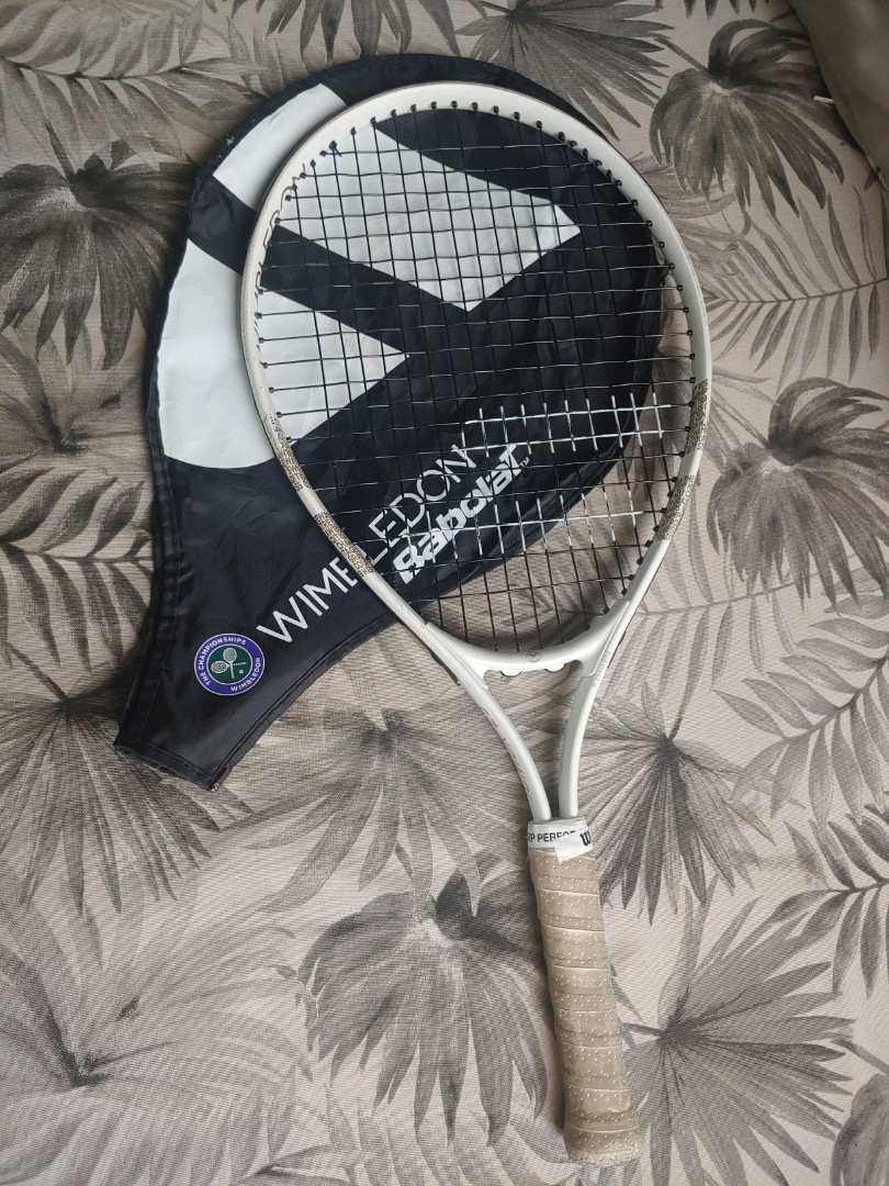 Babolat wimbledon 23 junior tennis racket, Sports Equipment, Sports ...