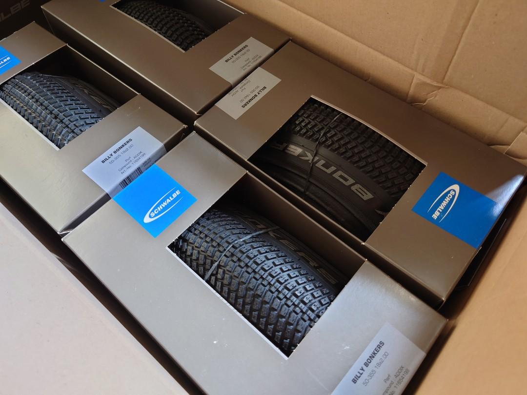 (Birdy 18 inch) Billy Bonkers Black 18x2.00 Folding Tyre 50-355 for 18 inch Bike, Sports ...