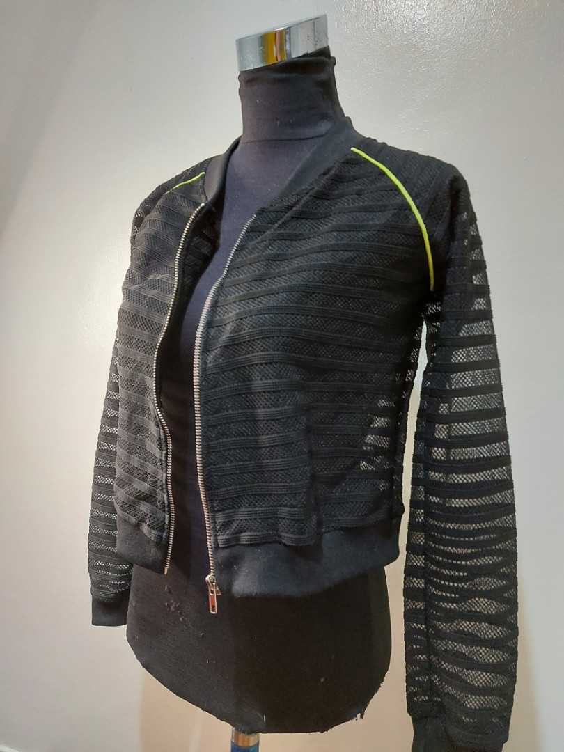 Black see through blazer Small to Medium, Women's Fashion, Coats ...