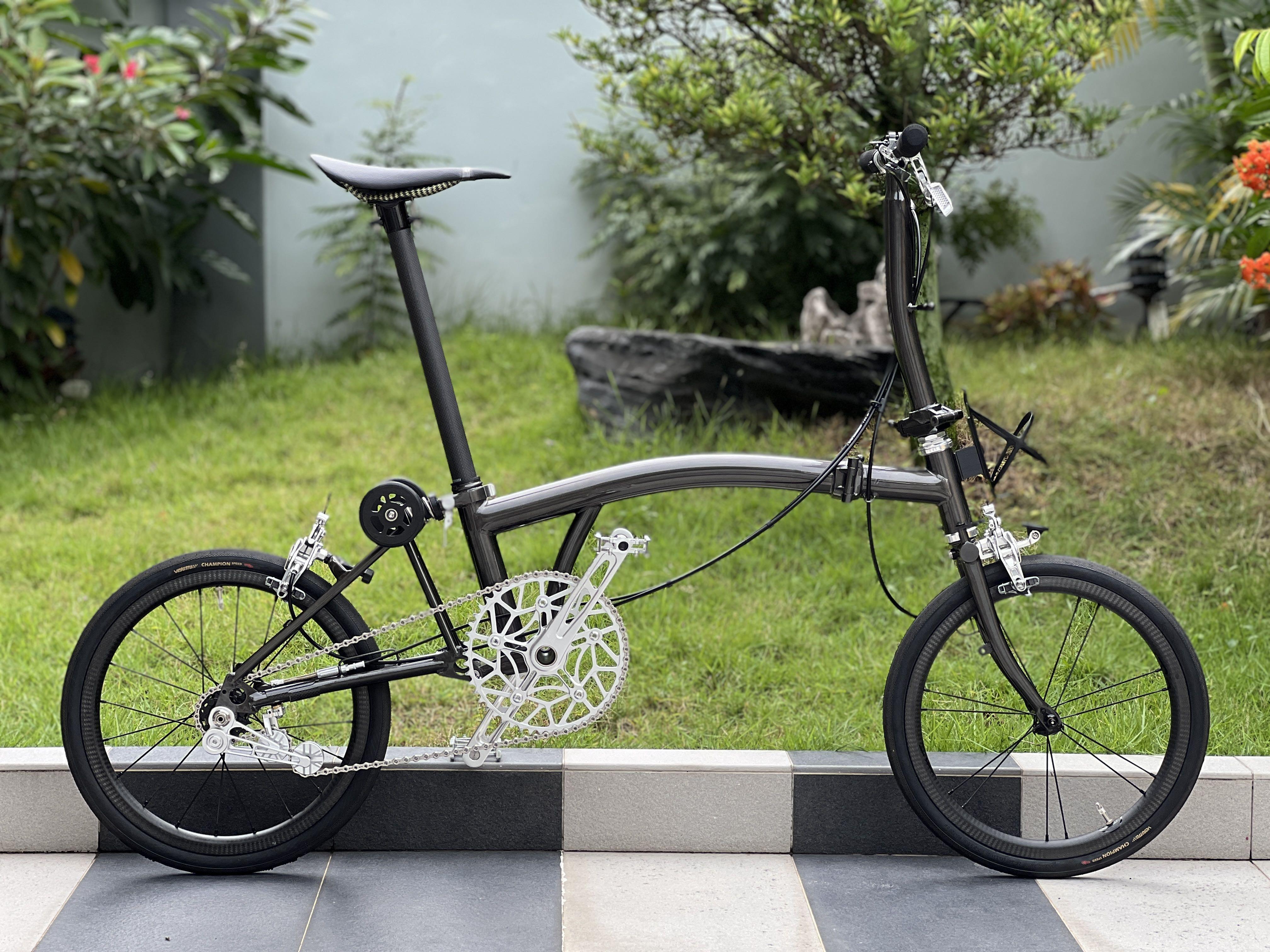 Brompton Full Titanium Custom, Sports Equipment, Bicycles & Parts ...