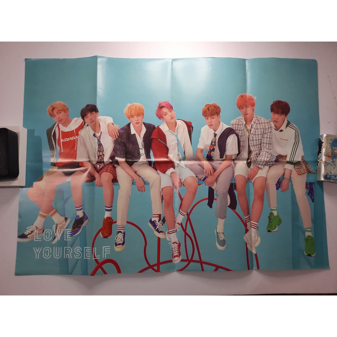 BTS LY Love Yourself Answer F Folded Poster, Hobbies & Toys ...