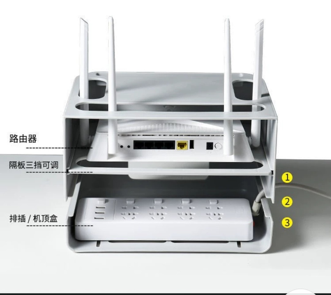 Cable and modem organisation box, Furniture & Home Living, Home ...