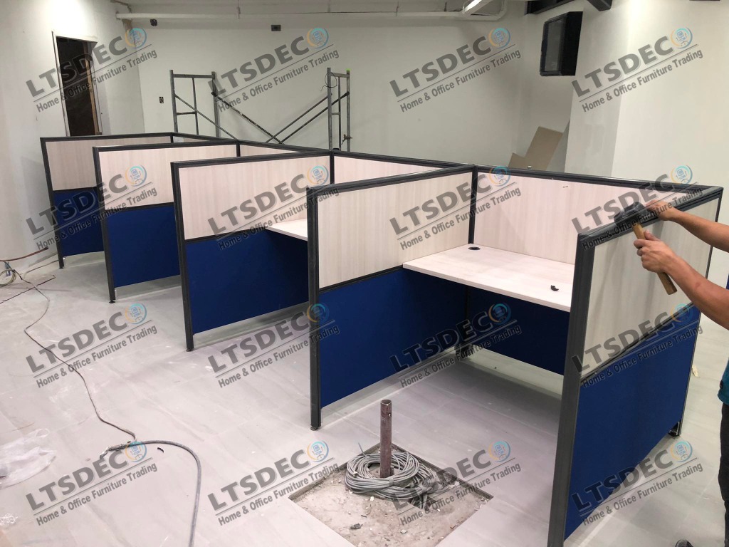 Call center table Workstation Office partition Furniture, Furniture ...