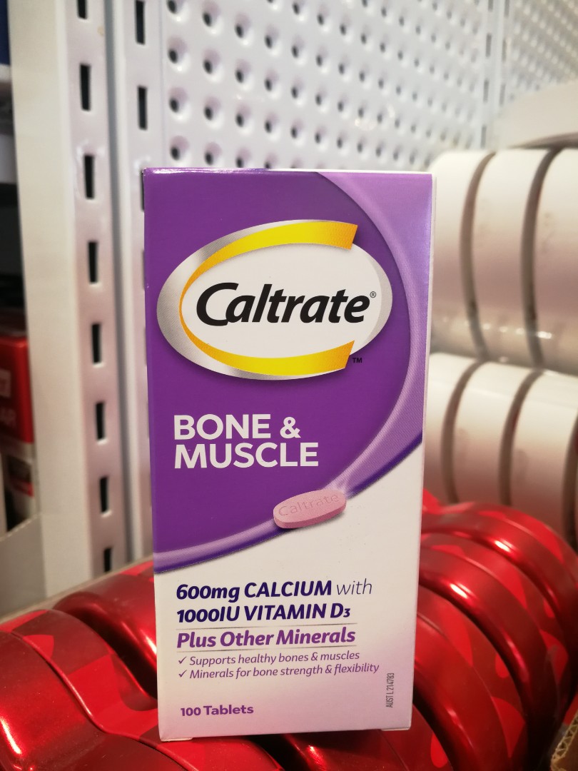 Caltrate Bone & Muscle +Calcium +Vit D3, Beauty & Personal Care, Bath ...