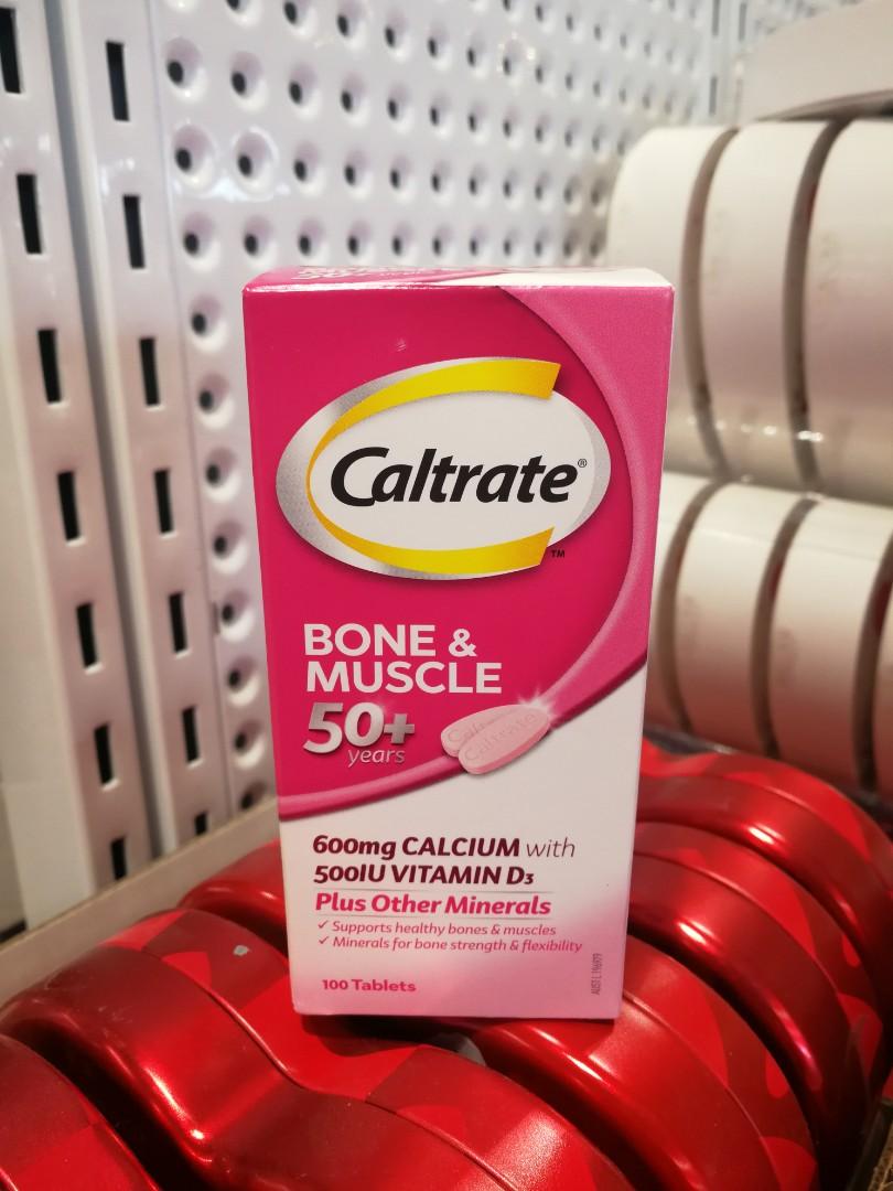 Caltrate Boneandmuscle Vitamin 50 Years Health And Nutrition Health