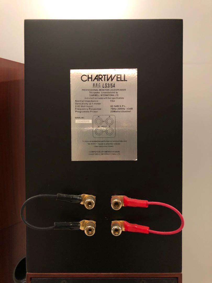 Chartwell LS3/5A BBC Professional Monitor Speaker with SW-1A Sub Woofer ...