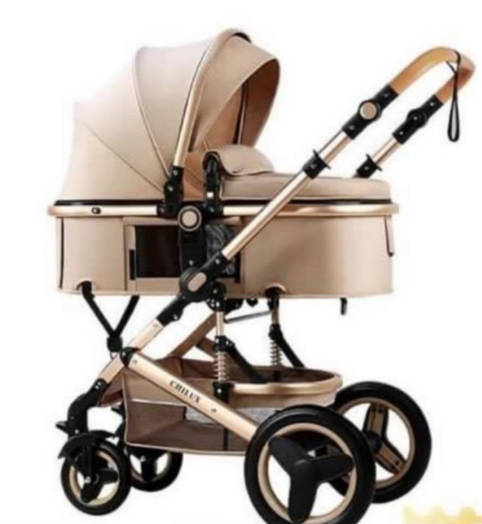 CHILUX STROLLER KHAKI COLOUR, Babies & Kids, Going Out, Strollers on ...