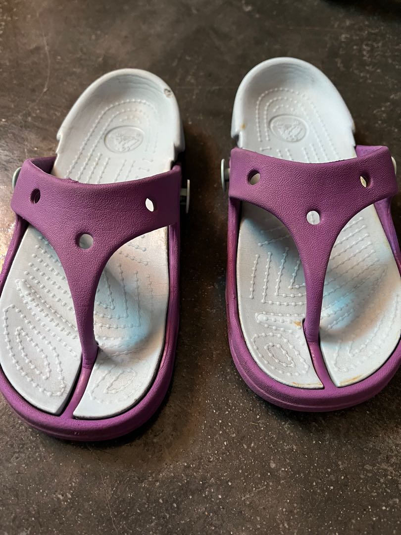 Crocs - Girls Size 10, Babies & Kids, Babies & Kids Fashion on Carousell