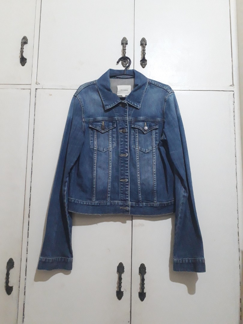 Denim Jacket, Women's Fashion, Coats, Jackets and Outerwear on Carousell