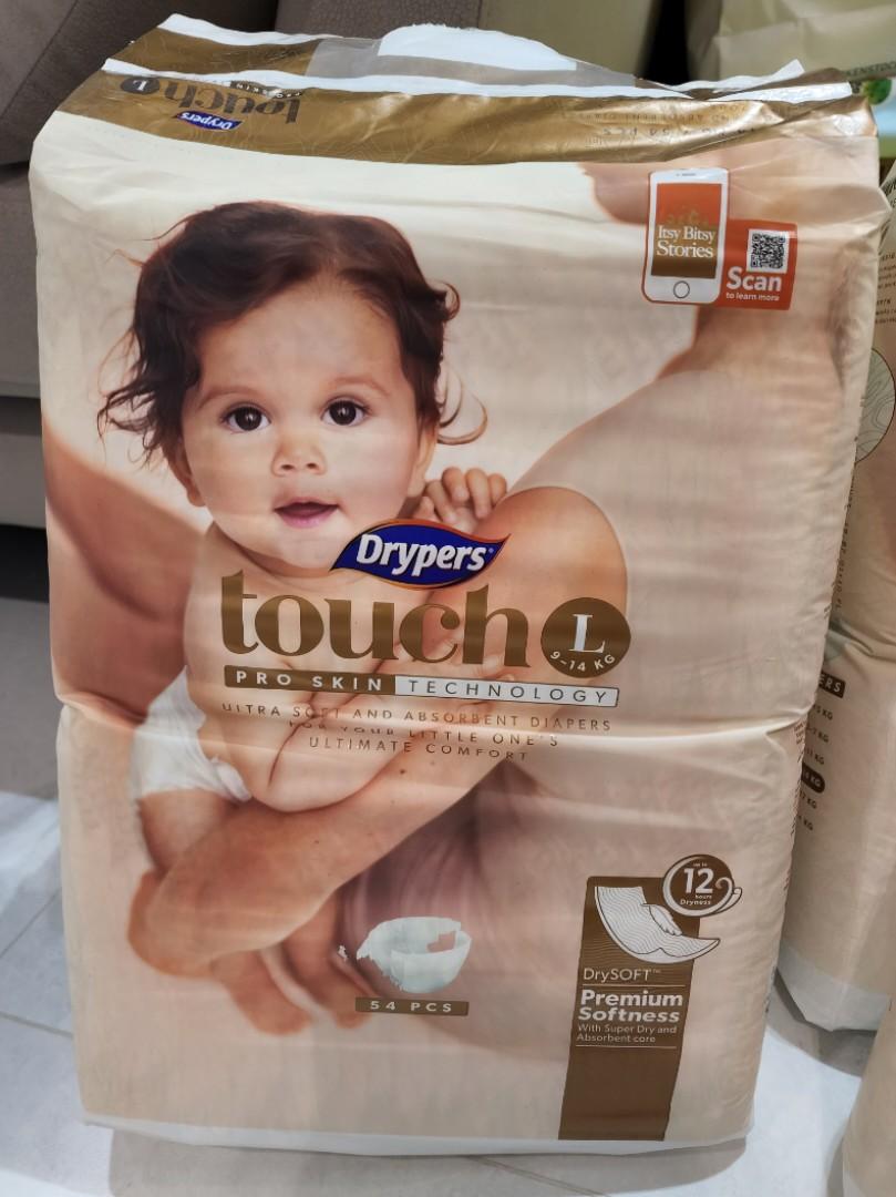 Drypers Touch tape diapers L size, Babies & Kids, Bathing & Changing ...