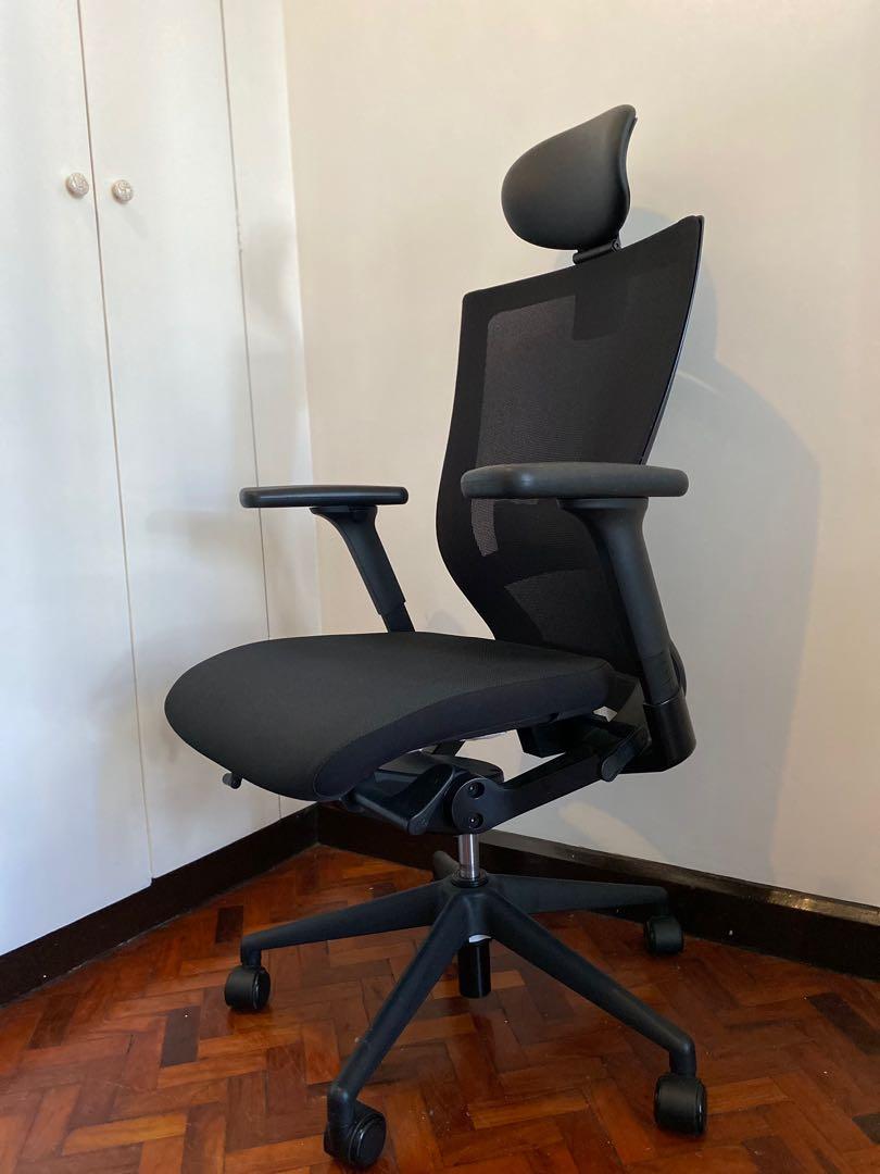 Ergonomic Office Chair Fursys/Sidiz T50, Furniture & Home Living ...
