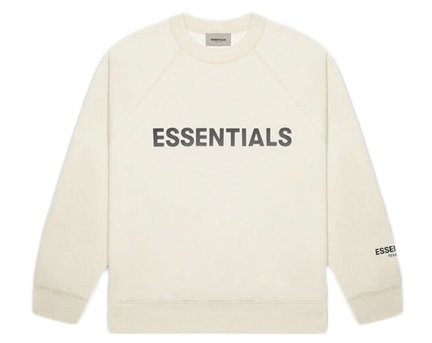 Essentials Front Logo Crewneck, Men's Fashion, Tops & Sets, Hoodies on ...